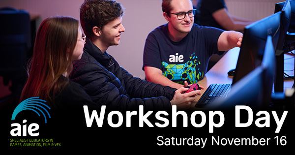 Workshop Day - Academy of Interactive Entertainment Lafayette